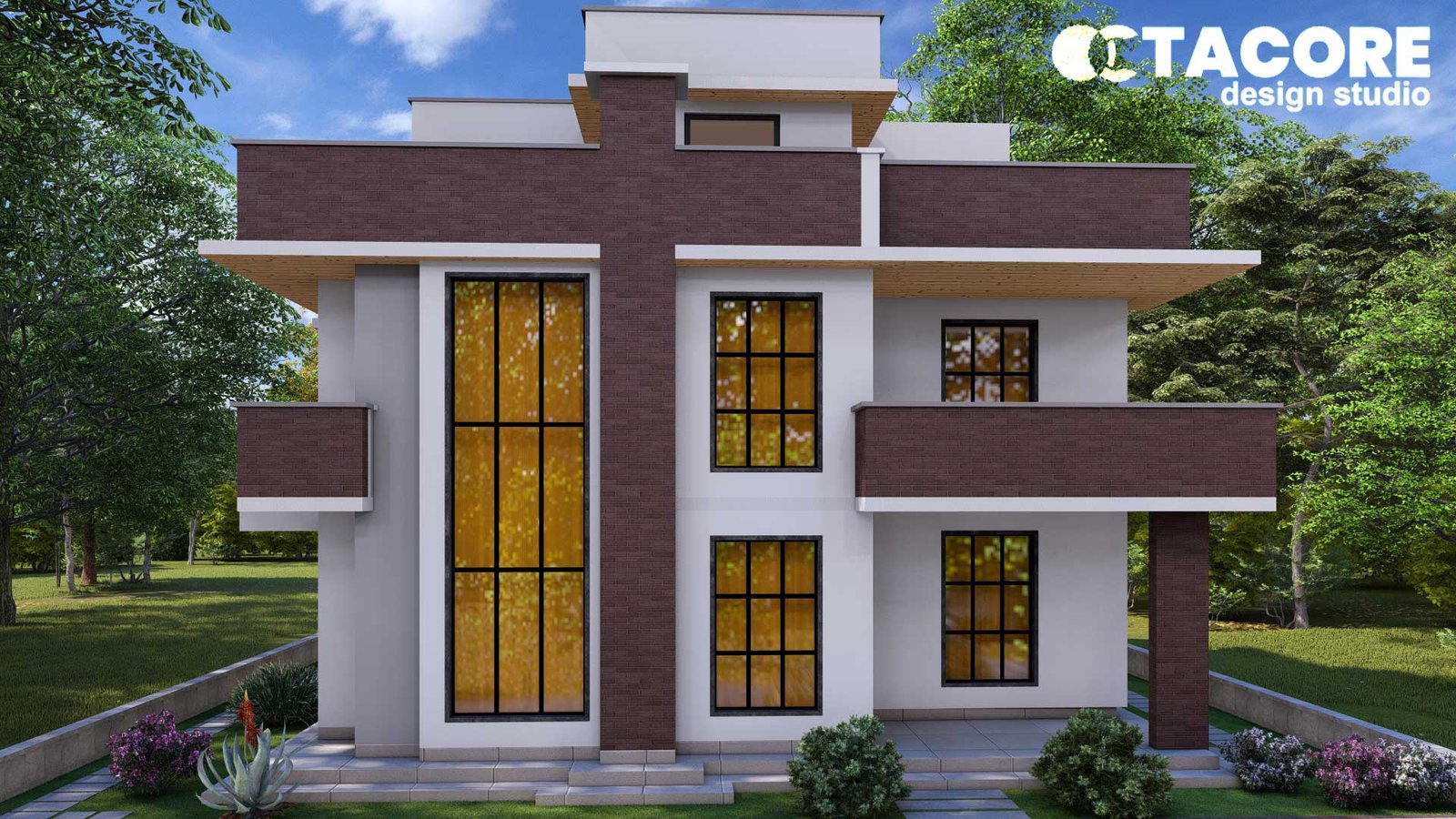 4 Bedroom Maisonette Design Plan - Octacore Architects Design Studio