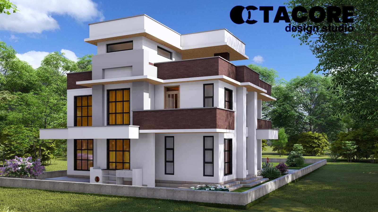 4 Bedroom Maisonette Design Plan - Octacore Architects Design Studio