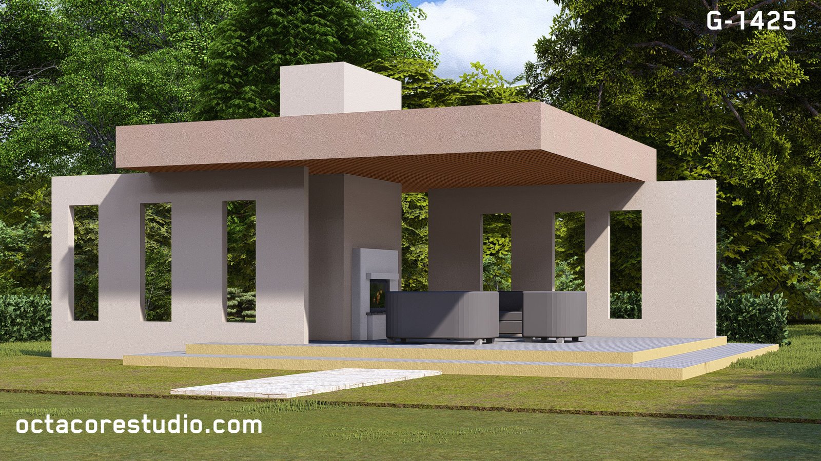 Modern Gazebo Designs (Collection 01) - Octacore Architects Design Studio